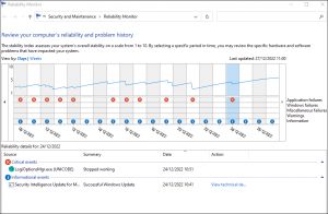 Reliability Monitor – Megganet IT services