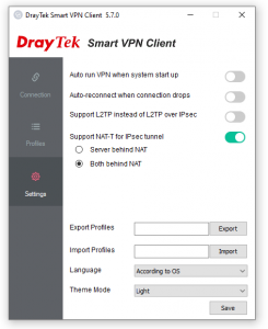 Draytek ‘Smart VPN Client’ installation on a PC – Megganet IT services